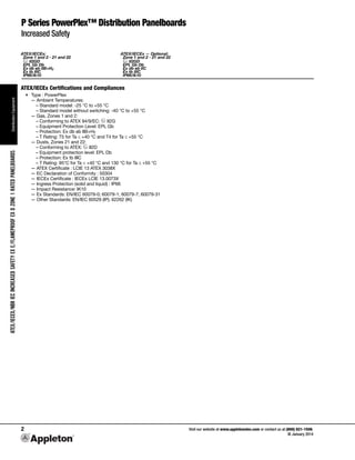P Series PowerPlex™ Distribution Panelboards | PDF