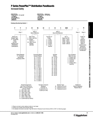 P Series PowerPlex™ Distribution Panelboards | PDF