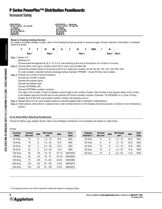 P Series PowerPlex™ Distribution Panelboards | PDF