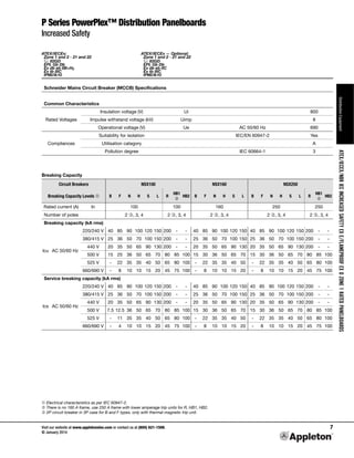 P Series PowerPlex™ Distribution Panelboards | PDF