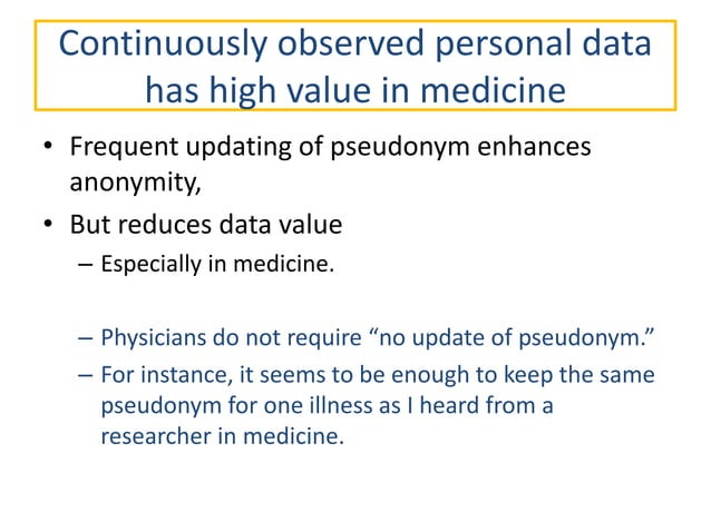 Boundary Between Pseudonymity and Anonymity | PPT