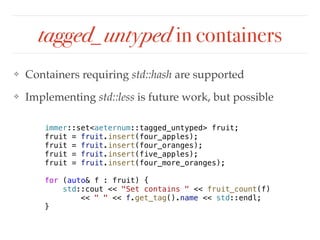 Pseudo dynamic immutable records in C++ | PPT