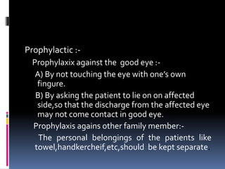 Pseudo membranous conjunctivitis | PPTX