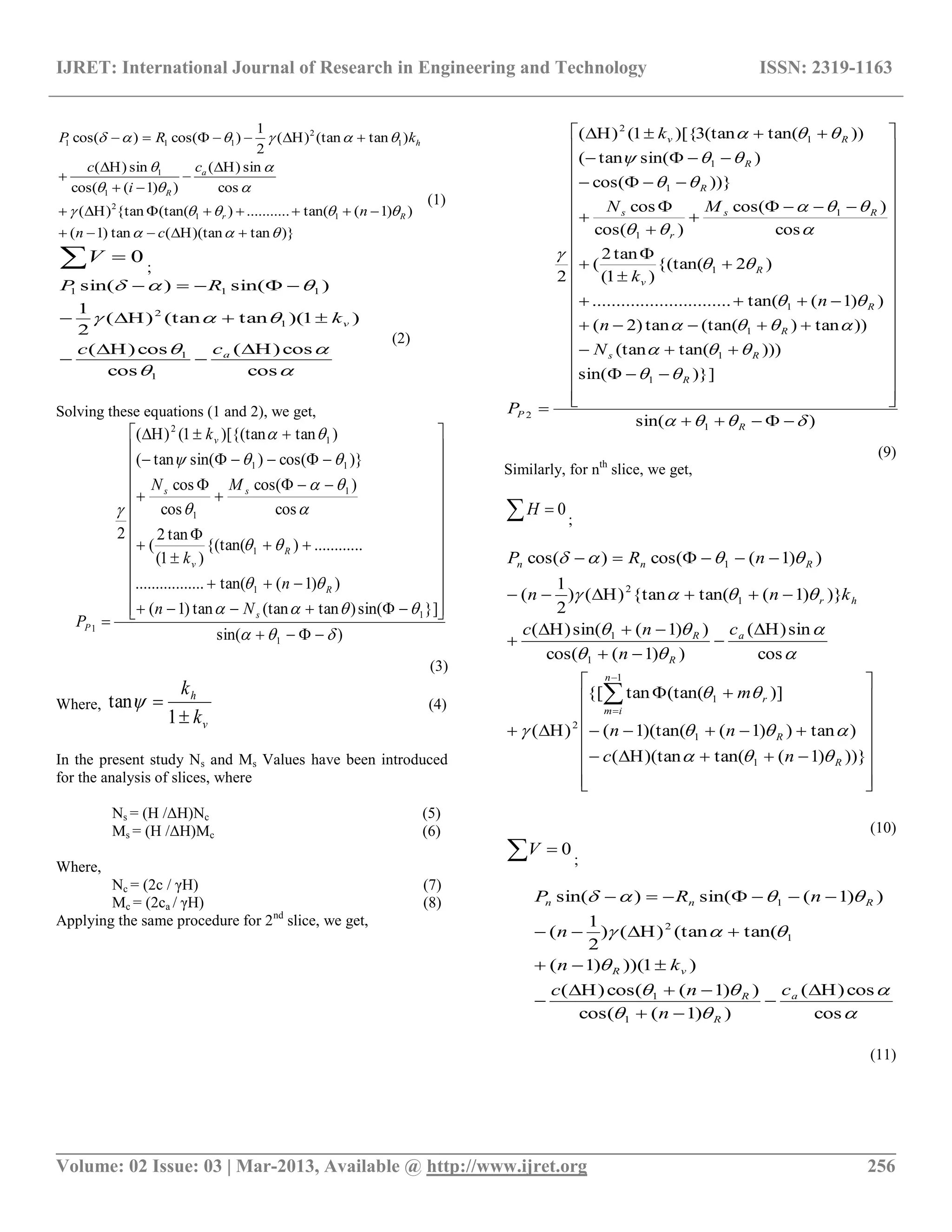 Pseudo static passive response of retaining wall supporting c- backfill ...