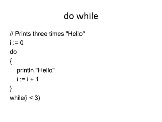 Pseudocode used in IMP-35 course | PPT | Programming Languages | Computing