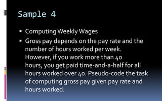 Pseudocode-Flowchart | PPTX