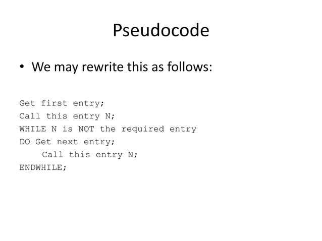 Introduction to Pseudocode | PPTX | Programming Languages | Computing