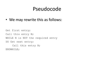 Introduction to Pseudocode | PPT