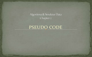 Pseudo code | PPT