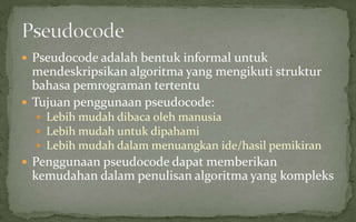 Pseudo code | PPT