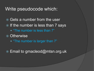Pseudocode | PPTX