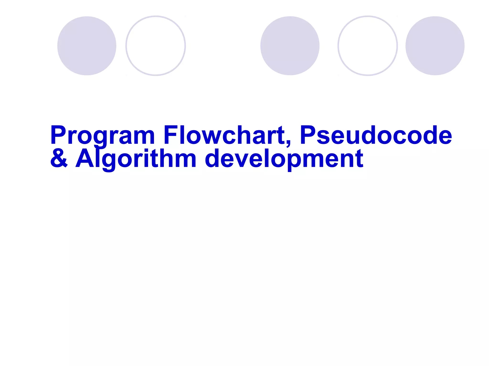Pseudocode Algorithim Flowchart Ppt 9461