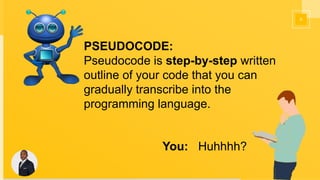 Intro to Pseudocode and Algorithms | Problem Solving in Computer Science | PPTX