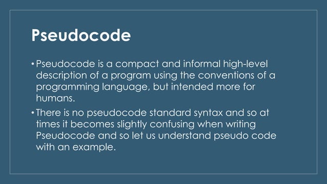 Pseudocode And Flowchart Examples Pdf