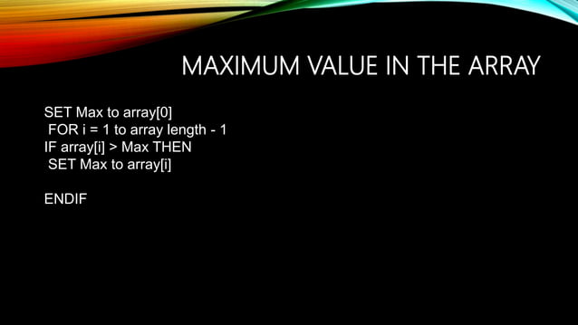 Pseudo code of stack Queue and Array | PPTX