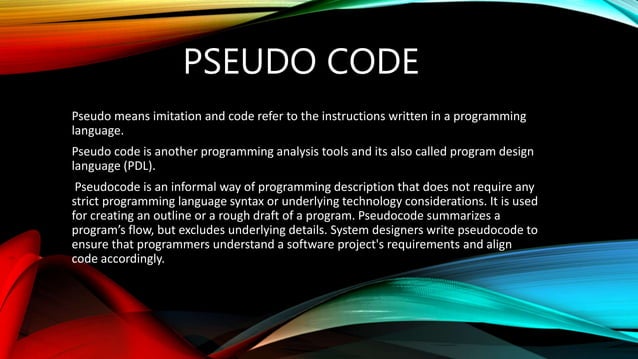 Pseudo Code Of Stack Queue And Array Ppt