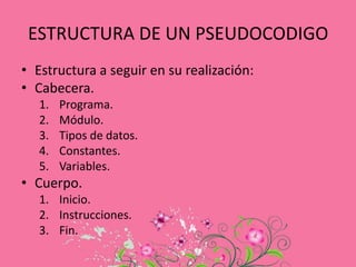 PSEUDOCODIGO | PPTX