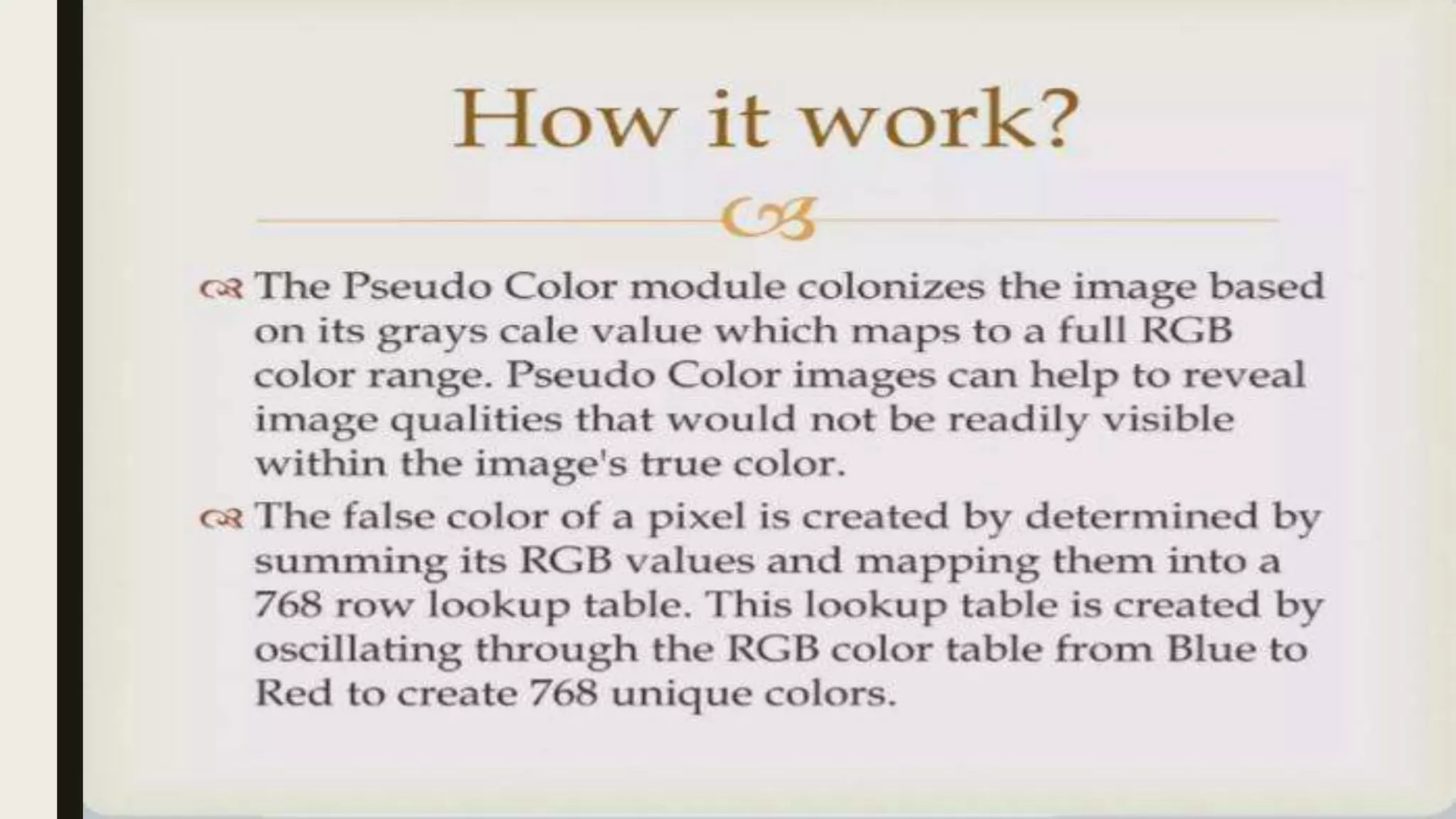 pseudo Color Image.pptx