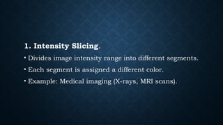 Pseudo color image processing in Digital image processing | PPTX