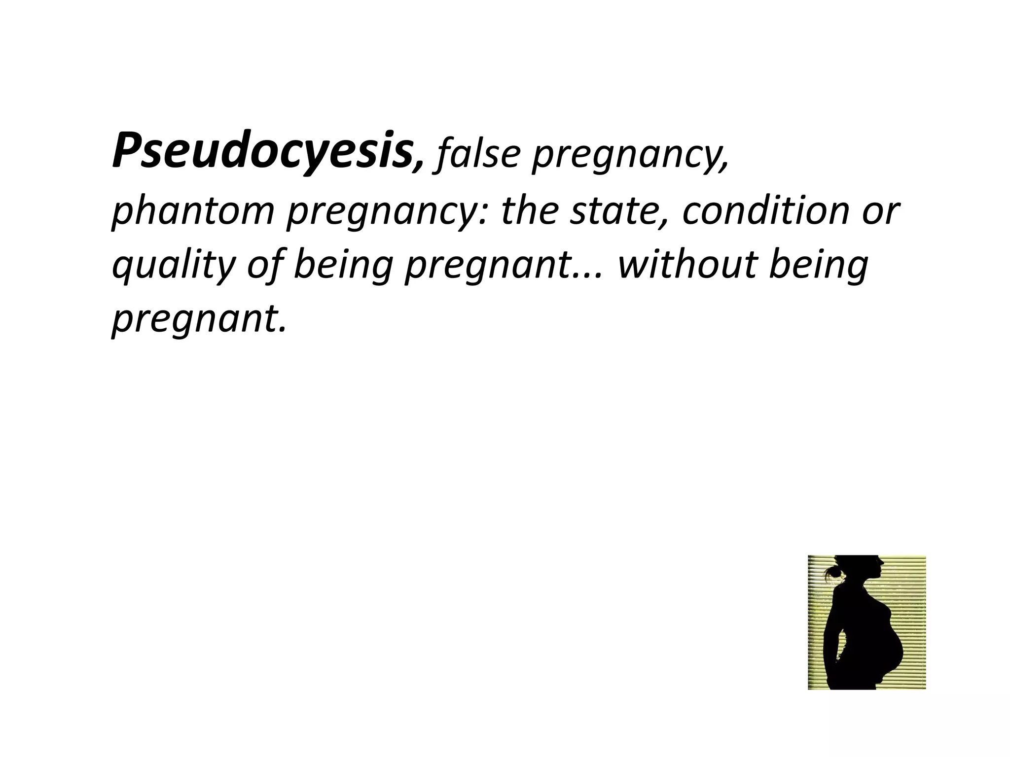 Pseudocyesis final | PPTX