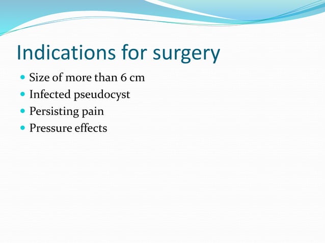 Pseudocyst of pancreas | PPTX