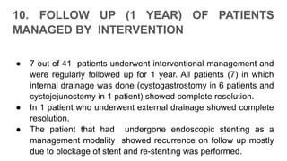 PSEUDOCYST OF PANCREAS paper presentation | PPT
