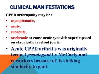 Pseudogout | PPTX