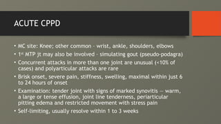 "Pseudogout or Calcium Pyrophosphate Deposition Disease: Diagnosis ...