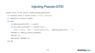 Pseudo GTID and Easy MySQL Replication Topology Management | PPT