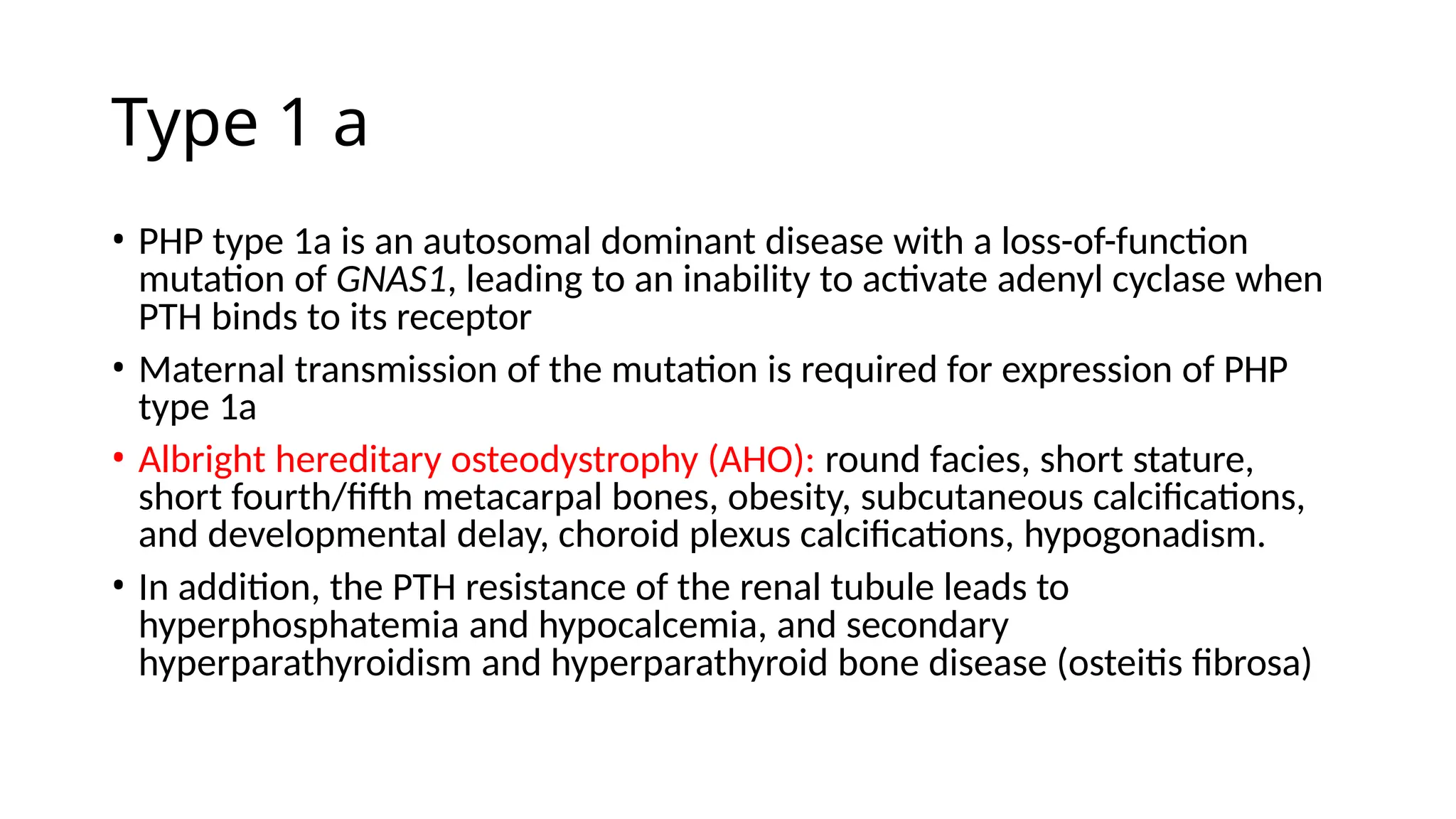 pseudohypoparathyroidism ,types, management | PPTX