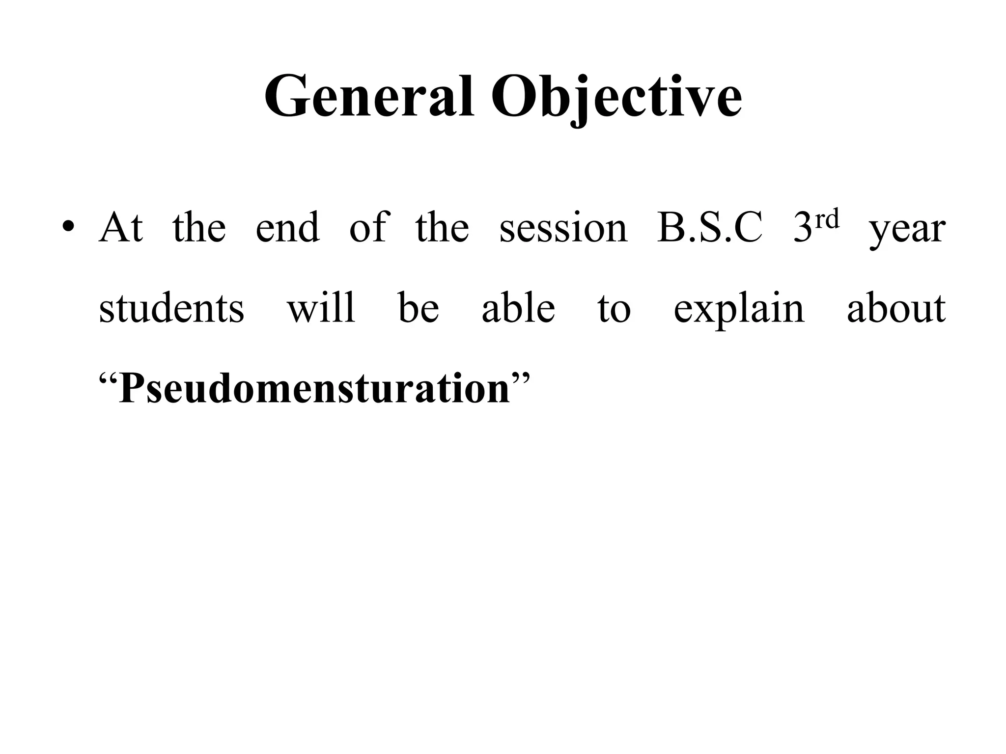 Pseudomensturation.pptx