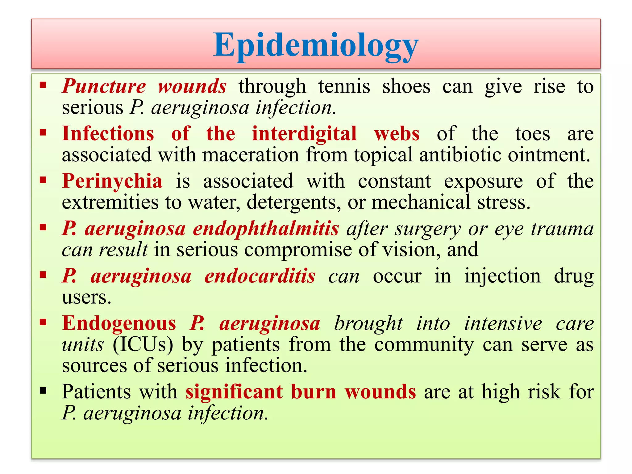 Pseudomonas aeruginosa | PPTX