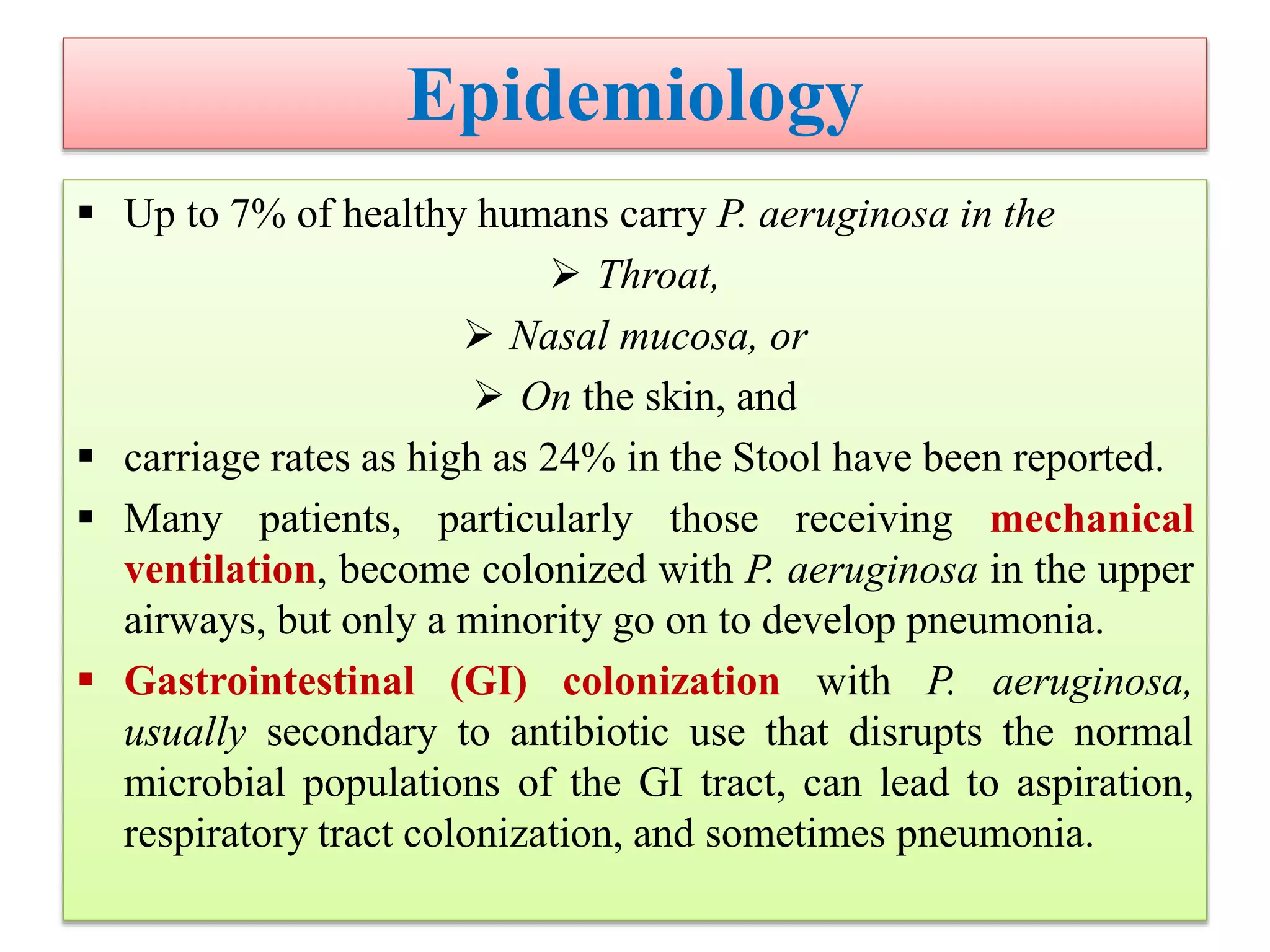 Pseudomonas aeruginosa | PPTX