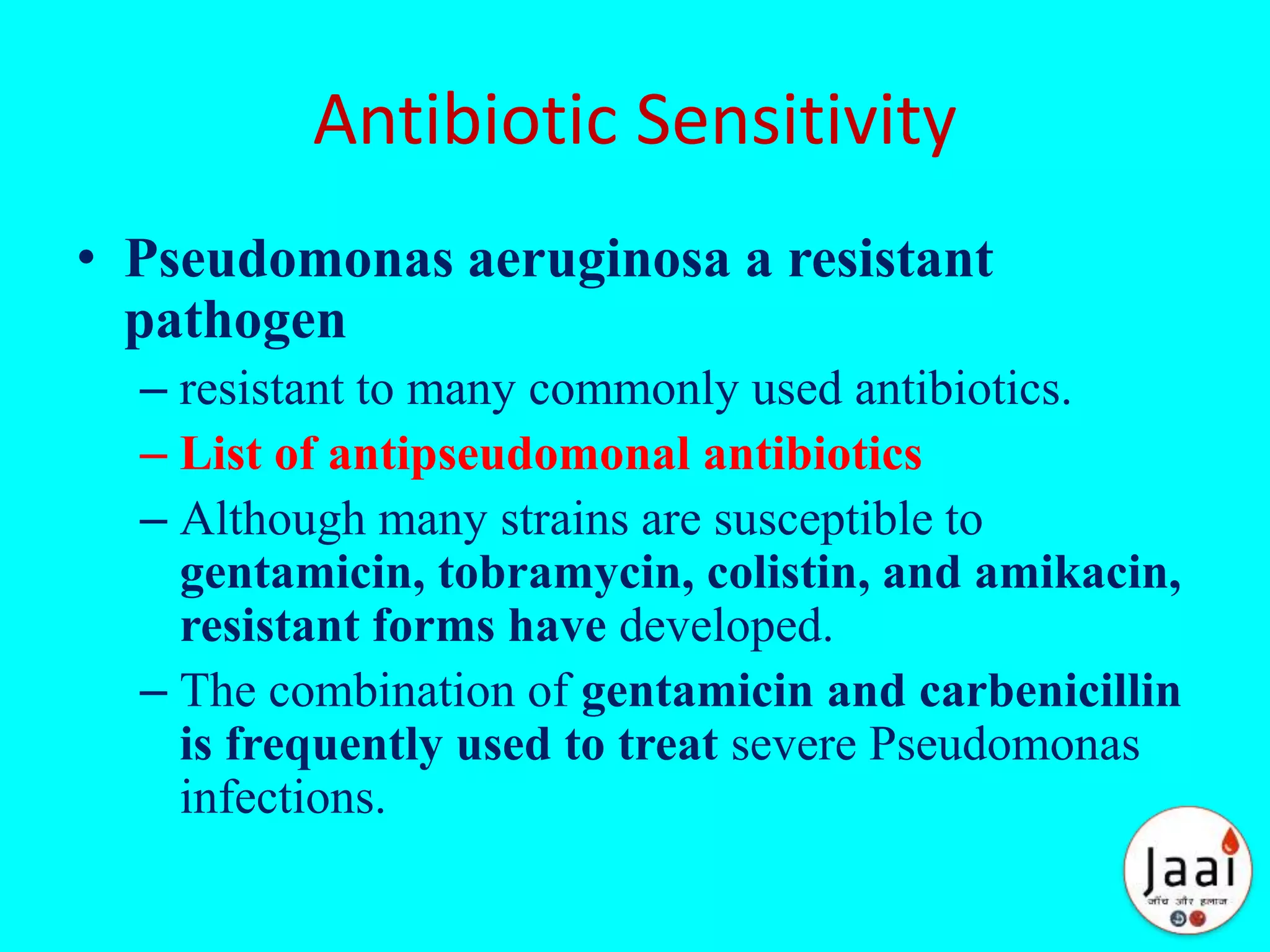 Pseudomonas aeruginosa [autosaved] | PPTX