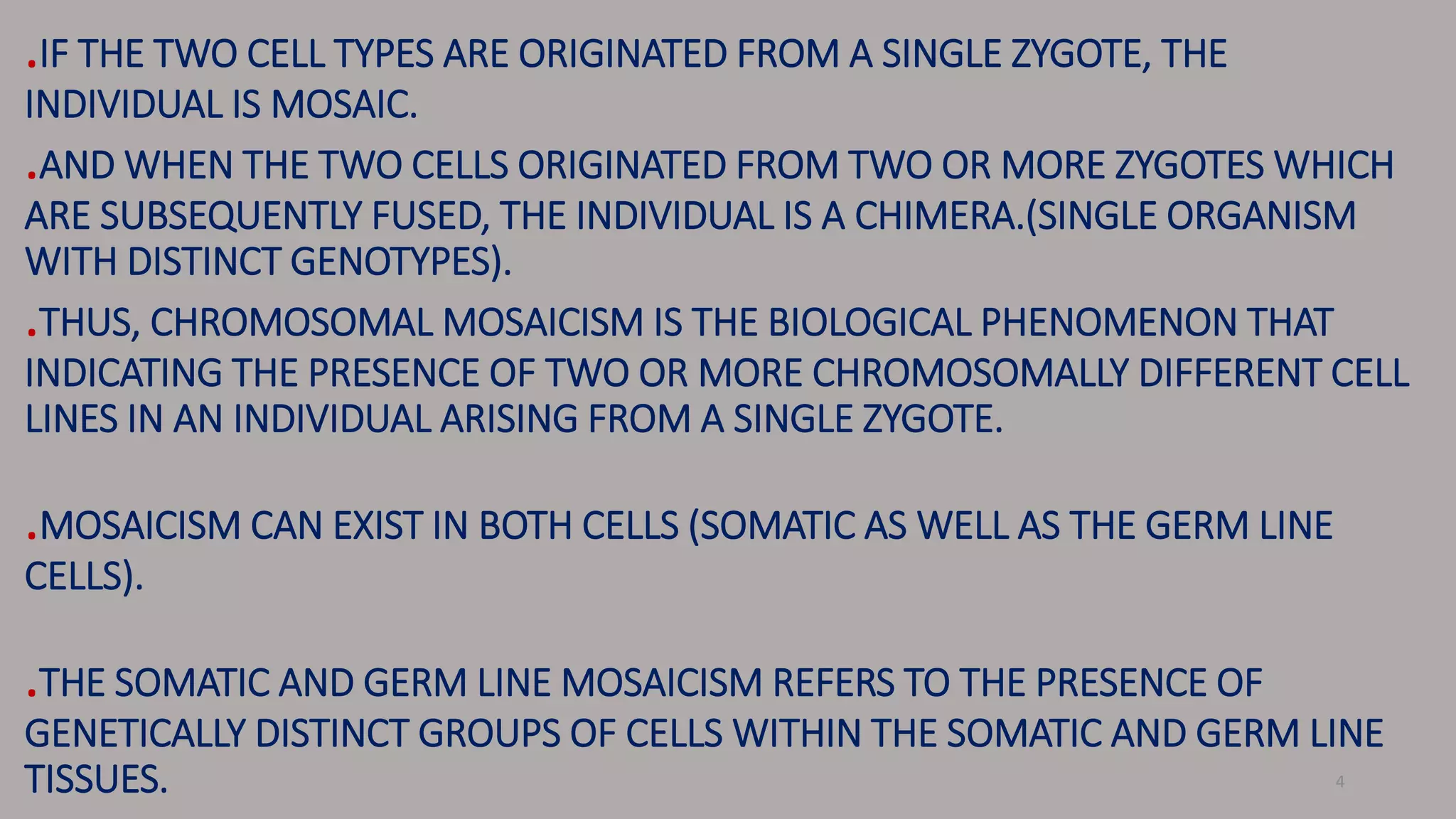 Pseudomosaicism and confined placental mosaicism | PPTX