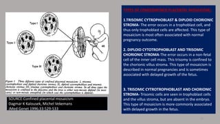 Pseudomosaicism and confined placental mosaicism | PPTX