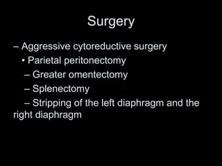 Pseudomyxoma Peritonei the lect.ppt