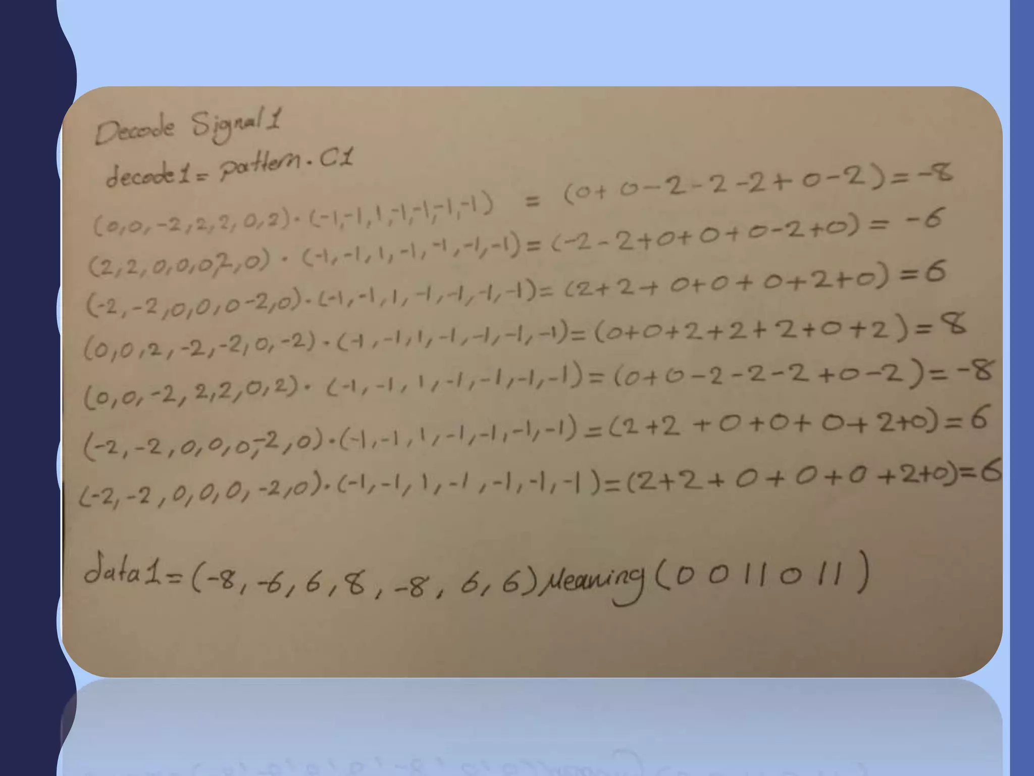 PSEUDONOISE SEQUENCE IN CDMA EXAMPLE | PPT