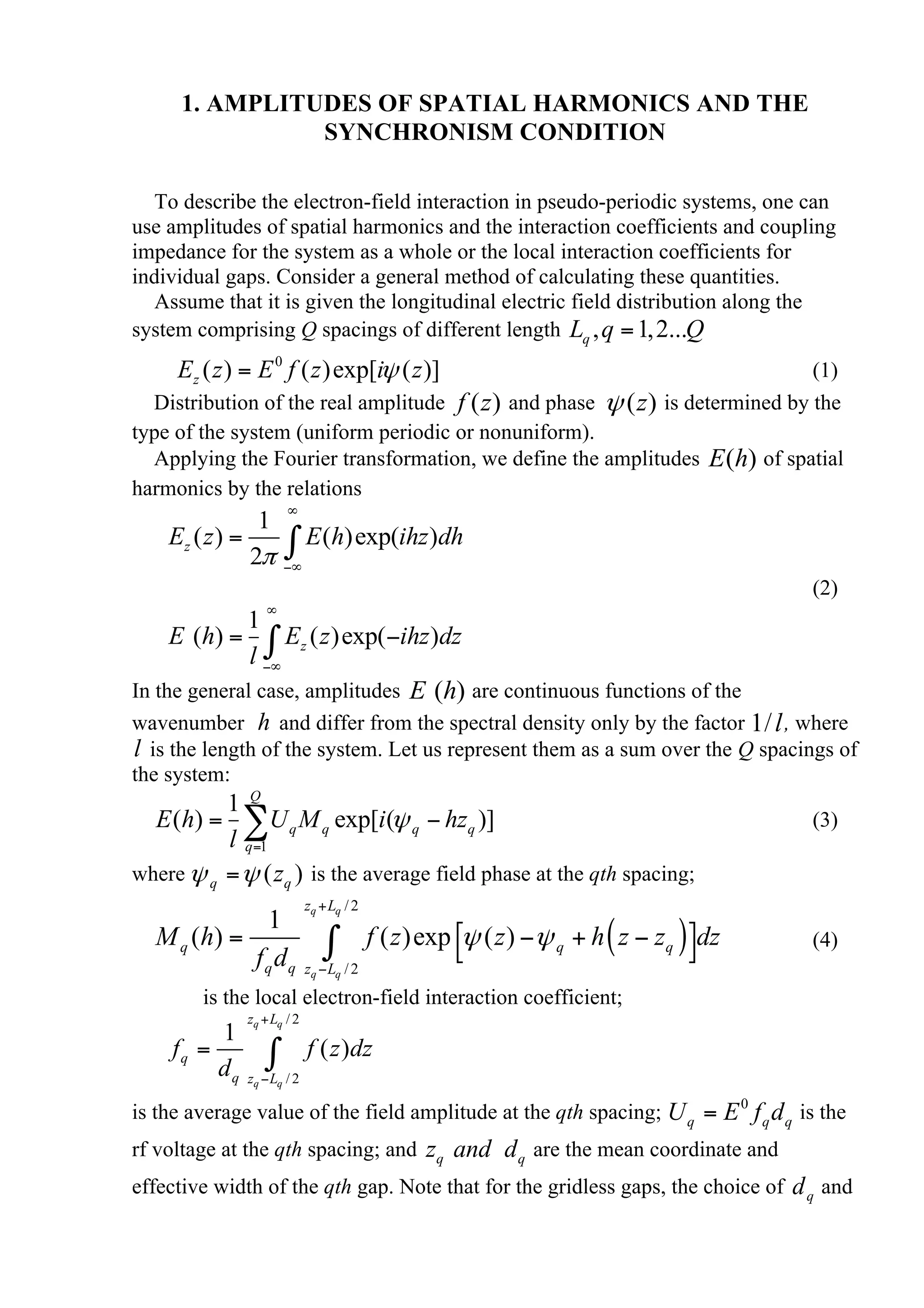 Pseudoperiodic waveguides with selection of spatial harmonics and modes | PDF | Physics | Science