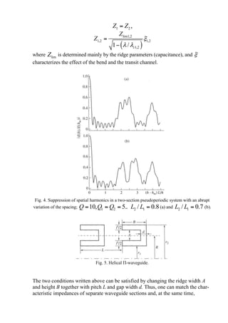 Pseudoperiodic waveguides with selection of spatial harmonics and modes | PDF | Physics | Science