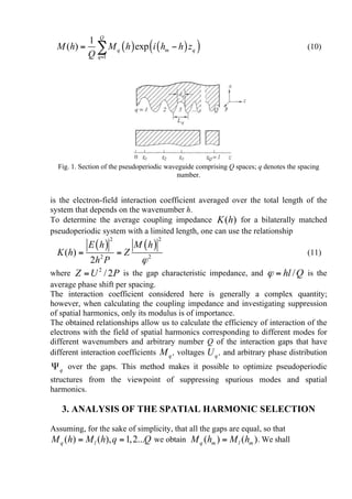 Pseudoperiodic waveguides with selection of spatial harmonics and modes | PDF | Physics | Science