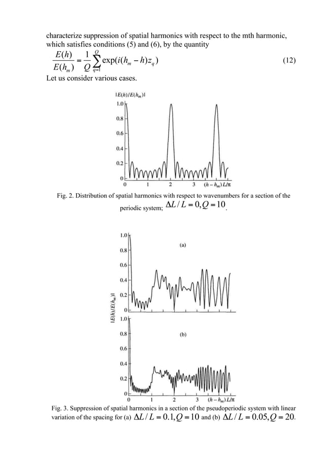 Pseudoperiodic waveguides with selection of spatial harmonics and modes | PDF | Physics | Science