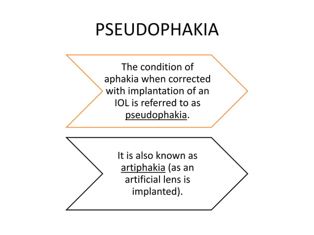 Pseudophakia | PPTX | Eye and Vision Conditions | Diseases and Conditions