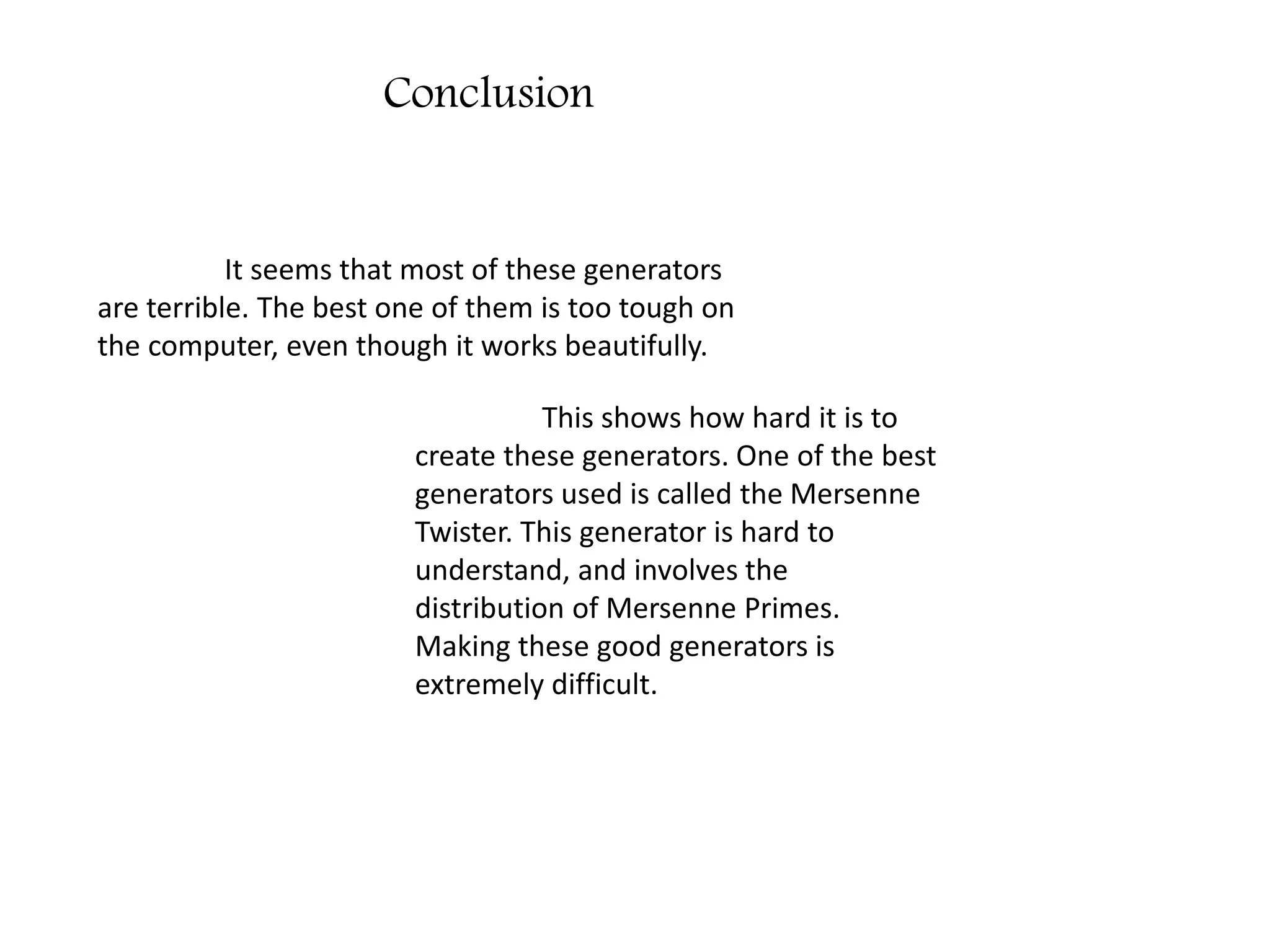 Pseudorandom Number Generators Powerpoint Pptx Programming