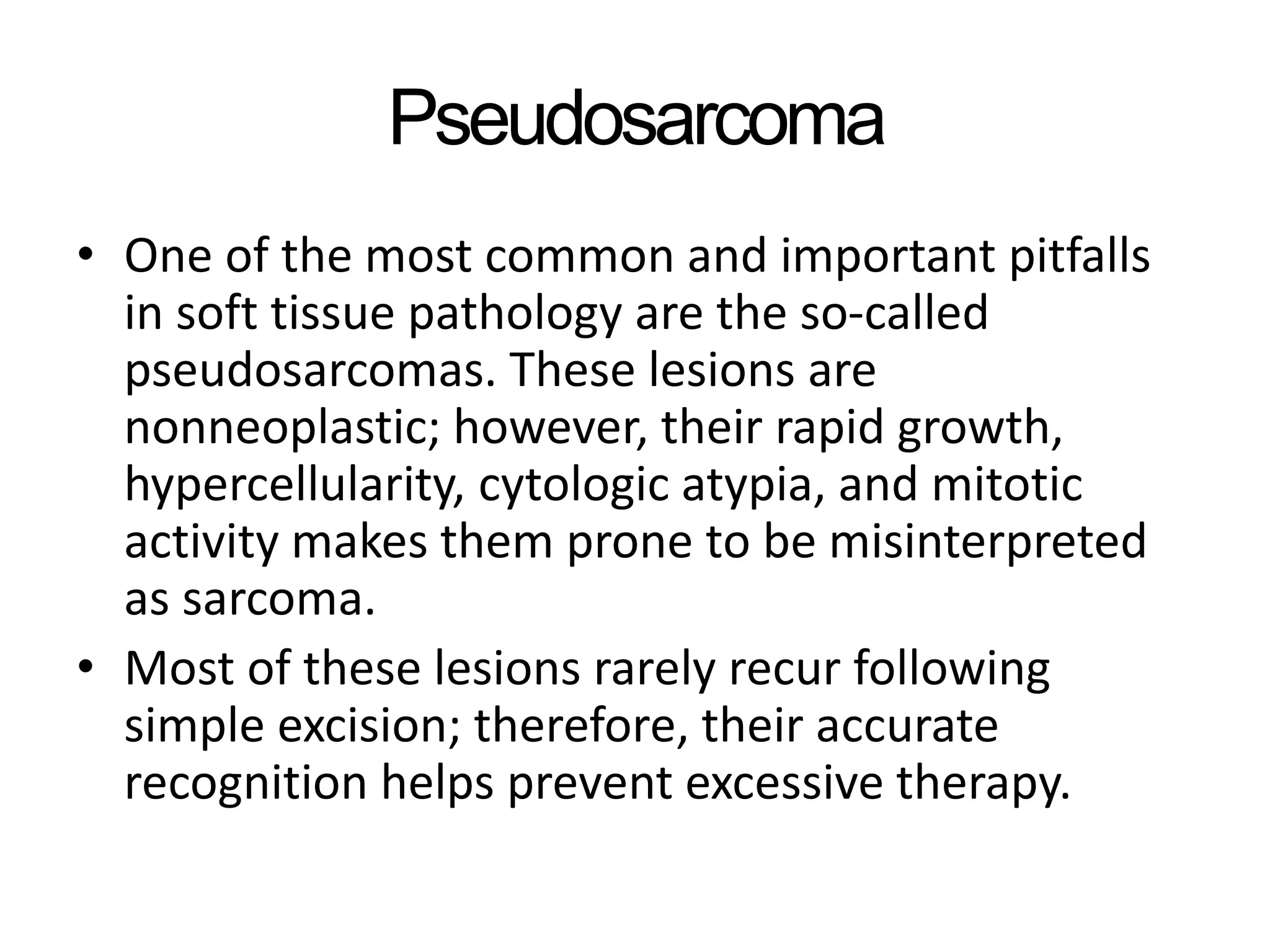 Pseudosarcoma | PPTX