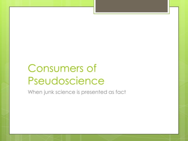 Pseudoscience | PPT