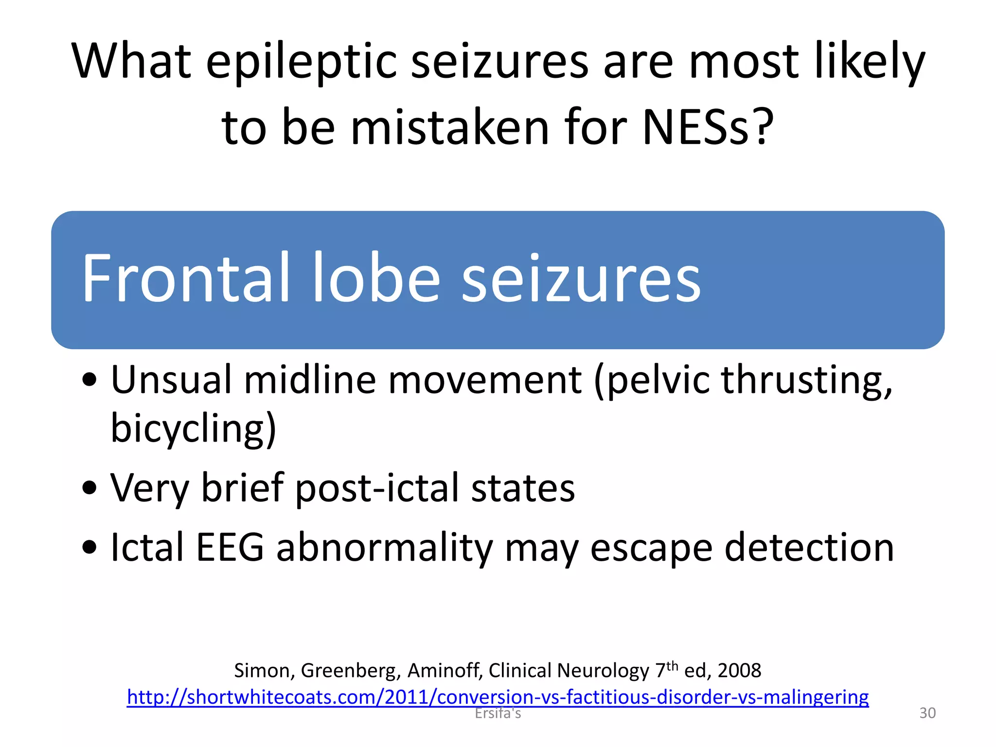 Pseudoseizure | PPTX