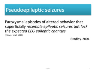 Pseudoseizure | PPTX