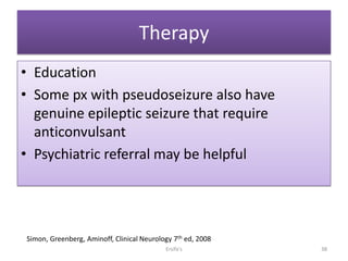 Pseudoseizure | PPTX