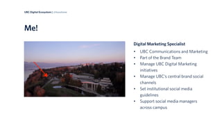Feeding the beast: Connecting UBC's content strategy and digital ...
